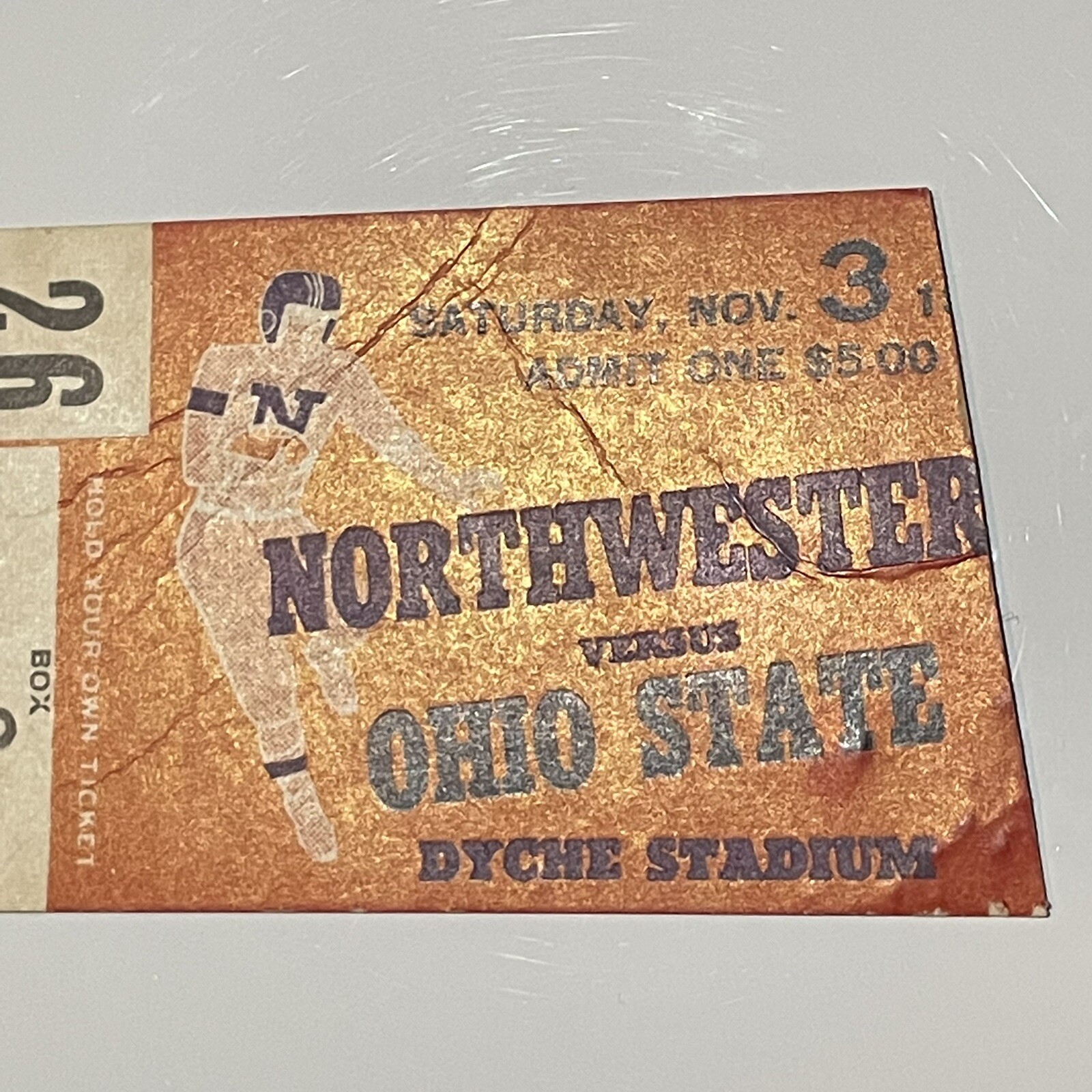 1956 Ohio State Buckeyes v Northwestern Wildcats Football Ticket Stub ...
