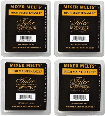 Tyler Candle Mixer Melts, High Maintenance Scent, Set of 4 | eBay
