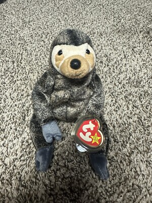 Ty Beanie Baby Slowpoke the Sloth RARE and RETIRED with Errors | eBay