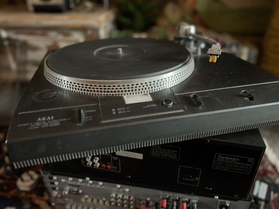 Retro Hifi Separate Record Player Deck Stereo Music System Akai AP D30C ...