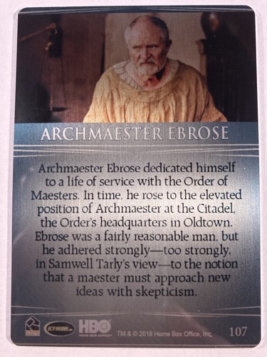 Game of Thrones Valyrian Steel Archmaester Ebrose | eBay