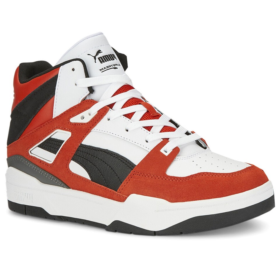 PUMA Slipstream Hi Heritage High Top Mens Red Sneakers Casual Shoes ...
