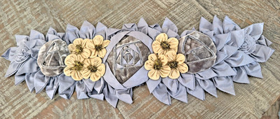 #12 Antique Silk Flower Ribbon art Millinery sewing 1920-30s? handmade ...