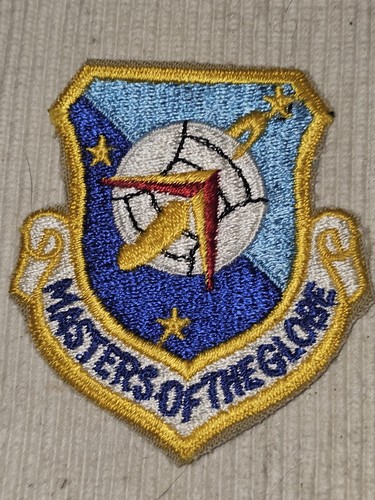 1960s 70s Vietnam Cold War USAF Air Force Masters Globe Squadron Patch ...
