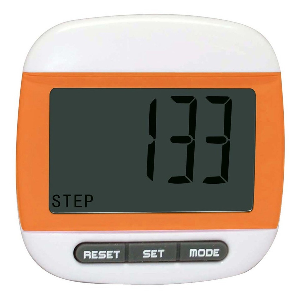 Portable Step Counter with Large Display Clip on Waist Accurate Step ...