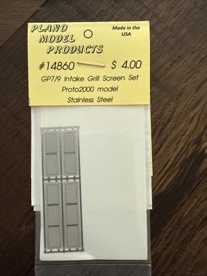 Plano Model Products 14860 Intake Grill Screen Set for Proto 2000 GP7 ...