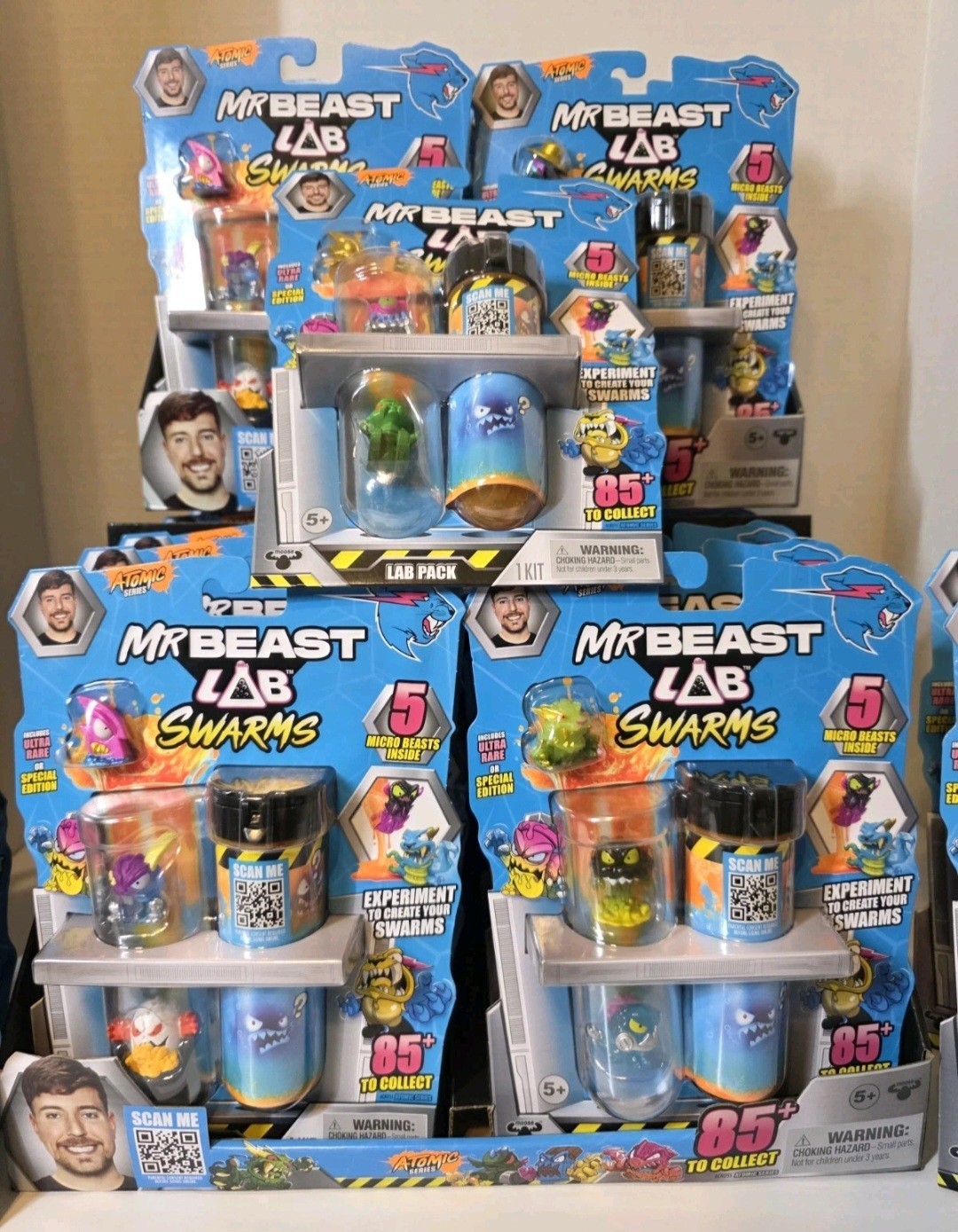 NEW! MR BEAST LAB SWARMS 5 Micro Beasts Lab Pack STYLE 1 Random Pack | eBay