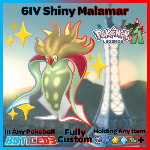 Shiny Malamar 6IV Pokemon Legends ZA 🚀 Fast 🚀 | eBay