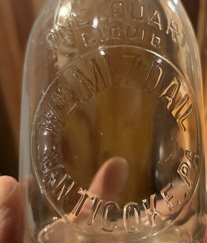 Wm. Misdial Dairy, Manticore, Pa Qt ISP Milk Bottle | eBay