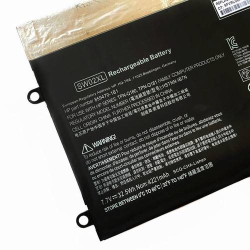 HSTNN-IB7N 859470-1B1 Laptop Battery for HP Notebook X2 10-P 210 G2 ...