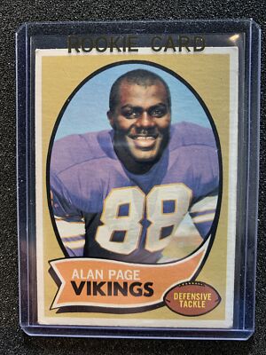 1970 Topps #59 Alan Page RC Minnesota Vikings Rookie | eBay