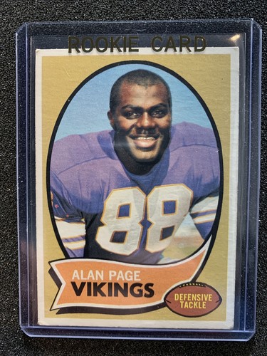 1970 Topps #59 Alan Page RC Minnesota Vikings Rookie | eBay