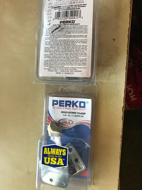 Perko Flat Mount Hold Down Clamp 1112DP0CHR for sale online | eBay