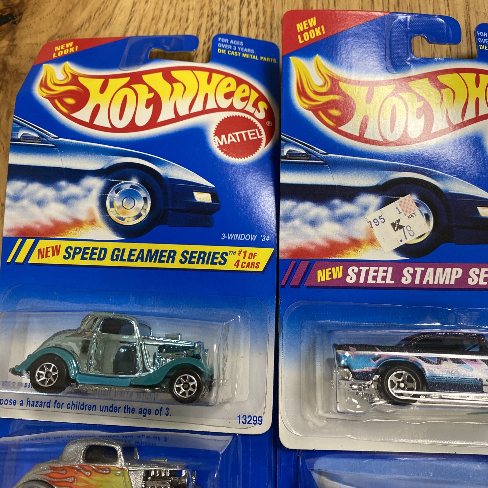 Lot Of 30 1991-94 Hot Wheels Blue Cards 57 Chevy Olds 442 Corvette | eBay