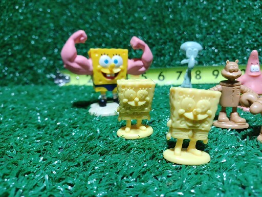 2002 Viacom Nickelodeon SpongeBob SquarePants miniature figures Lot Of ...