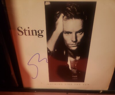 STING POLICE AUTOGRAPHED ALBUM COVER | eBay