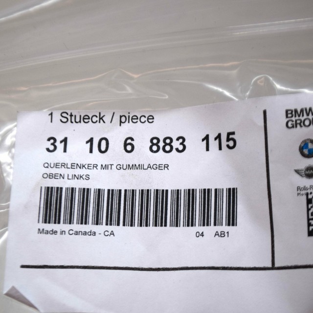 BMW X5 G05 FRONT LEFT UPPER WISHBONE CONTROL ARM 31106883115 GENUINE ...