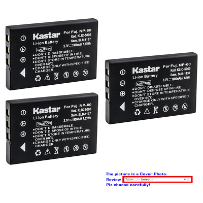 Kastar Replacement Battery for Kodak KLIC-5000 & Kodak EasyShare Z730 ...
