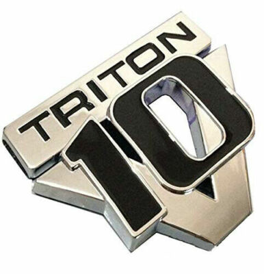 One Pc Triton V10 Emblem Fender Metal Badge Decoration Tailgate ...