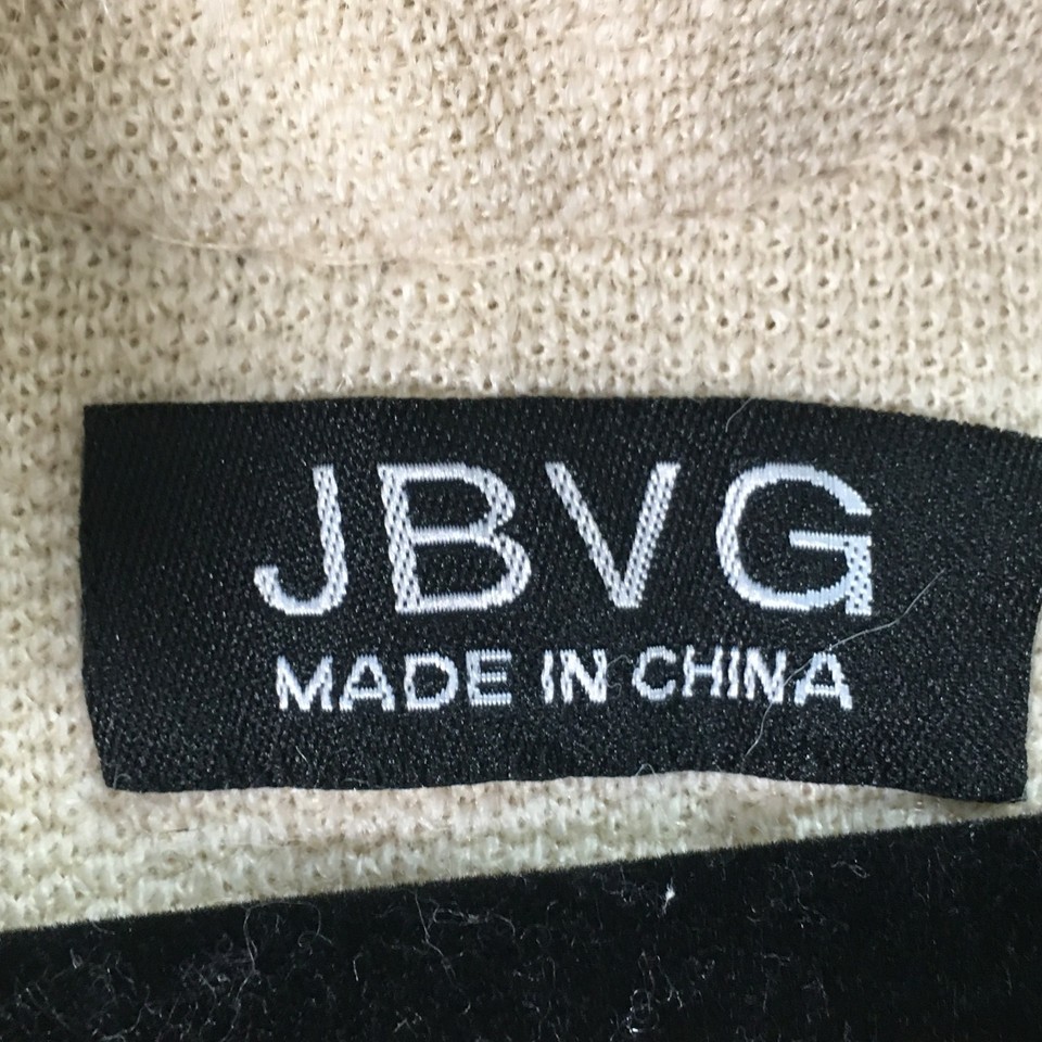 JBVG Faux Fur Collar & Cuff Accent Coat, Women's Size Plus - Beige | eBay