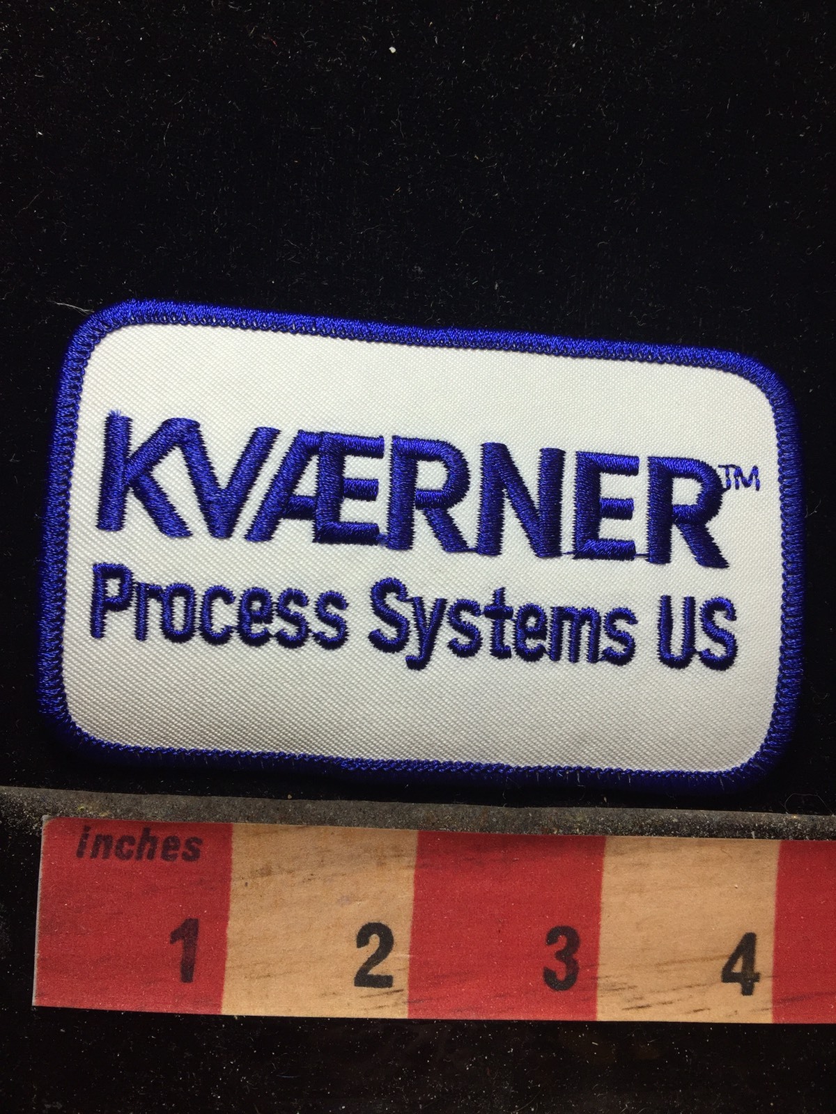 Vtg KVAERNER PROCESS SYSTEMS US Advertising Patch 77RR | eBay
