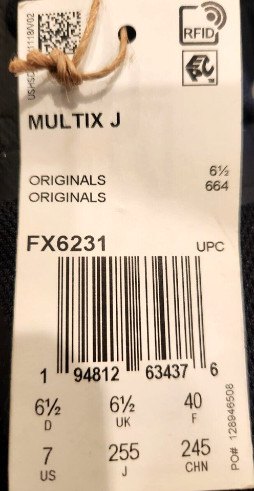 NEW Adidas FX6231 Originals Multix J Triple Black Running Shoes Men's US 7 D | eBay