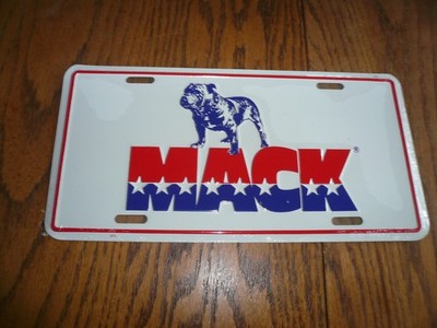 VANITY MACK W/BULLDOG 3D EMBOSSED METAL CAR NOVELTY LICENSE PLATE | eBay