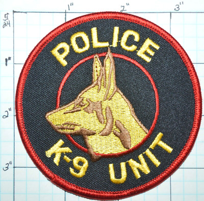 GENERIC POLICE DEPT K-9 UNIT PATCH | eBay