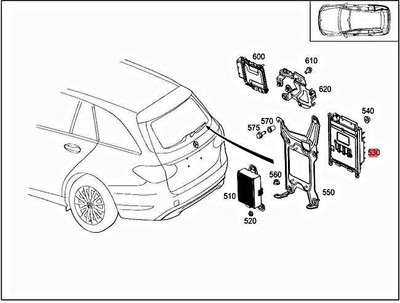 Genuine MERCEDES A205 C205 C253 S205 W205 Control unit complete ...
