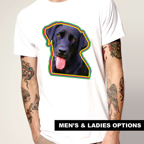 Cool T-Shirts BLACK LABRADOR Cute Lab Puppy Dog T-Shirt Mum Dad Gift ...