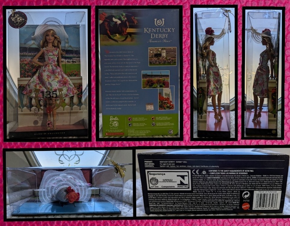Barbie Kentucky Derby doll commemorative 135th "Run for the Roses ...