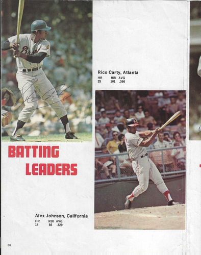RICO CARTY, FRANK HOWARD, CARL MORTON signed Magazine Pages - AUTHENTIC ...