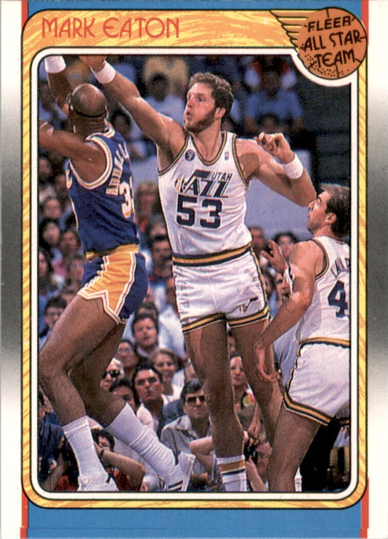 1988-89 Fleer Basketball Mark Eaton Utah Jazz #131 | eBay