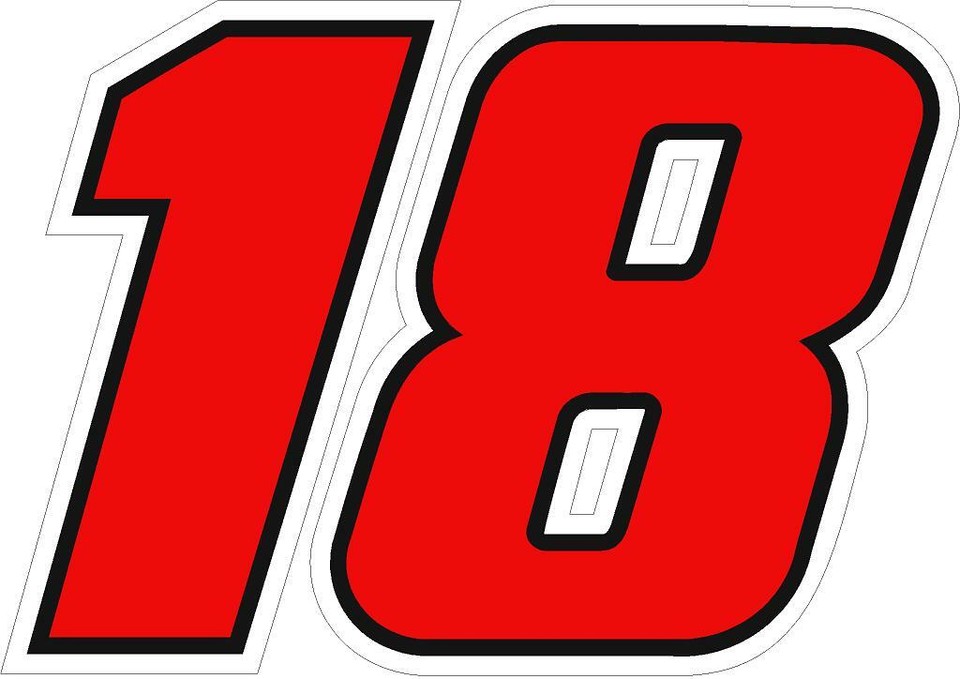 NEW FOR 2020 #18 Kyle Busch Racing Sticker Decal - SM thru XL - Various ...