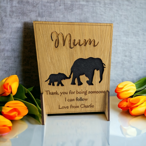 Personalised Mummy Plaque Gift For Mums Wooden Heart Birthday, Mothers ...
