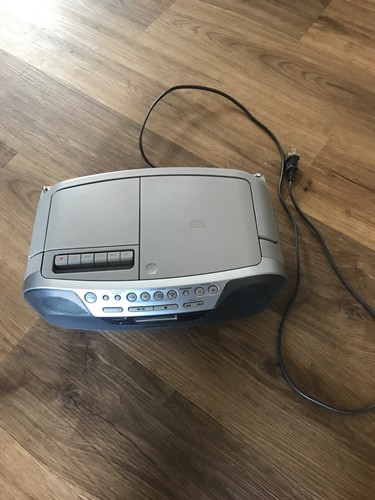 Sony CFD-S05 CD AM/FM Radio Cassette Tape Recorder Boombox Speaker ...