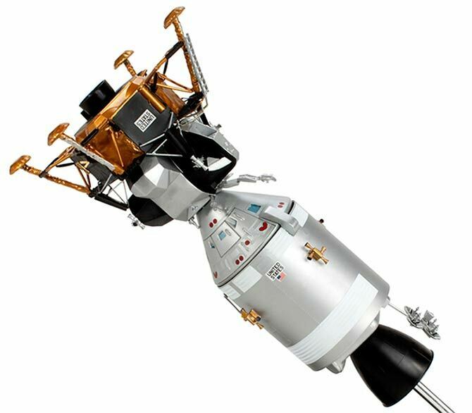 NASA Apollo Command Service LEM Lunar Module Desk Display Space 1/48 SC ...