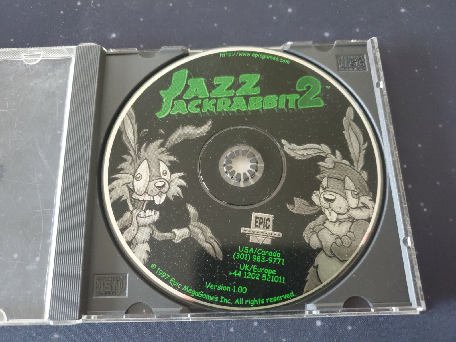 Jazz Jackrabbit 2 (PC) Rare UK Edition Disc Cover. No Box. No Manual ...