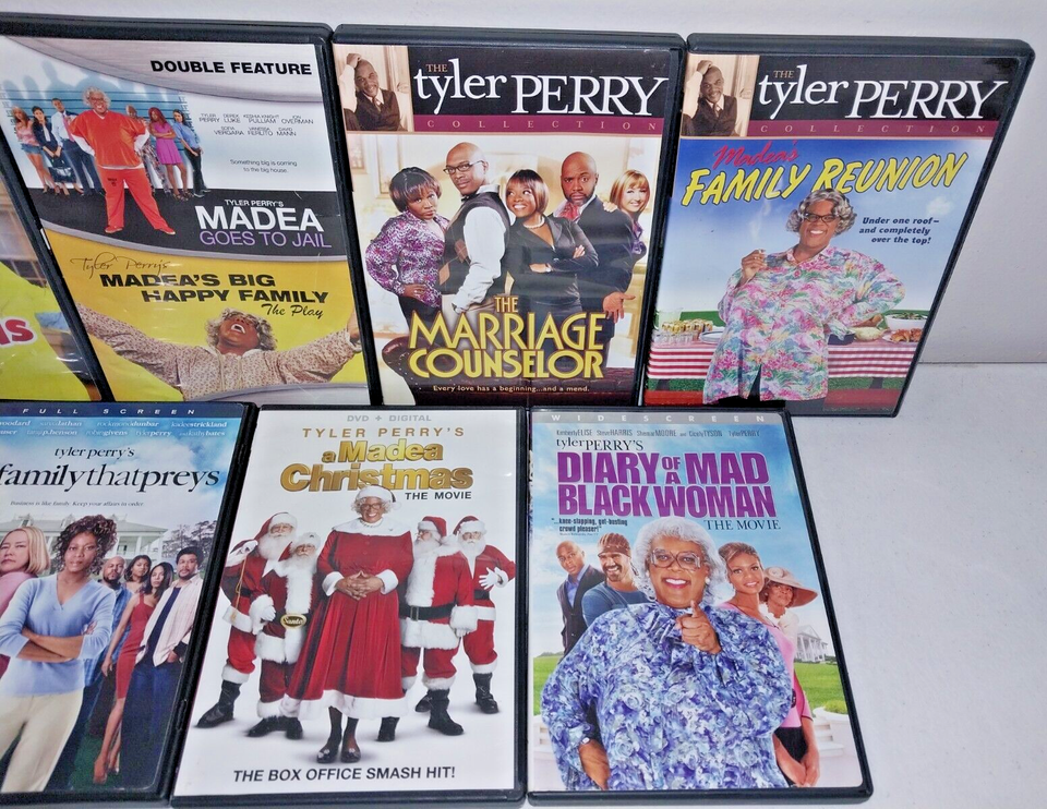 10 DVD Lot Tyler Perry, Plays & Madea Movies Comedy Drama DVD ...