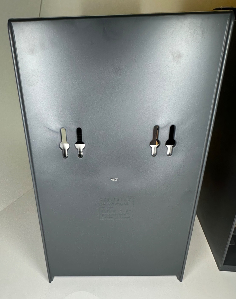 Vtg CD-ROM 16 / 32 Disc Storage Towers x 2 Modular Design Vertical ...