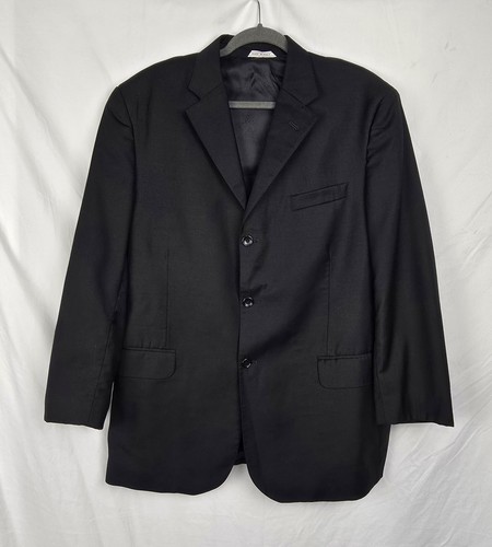 Enzo Tovare Collection Wool Black Designer Preppy Sports Blazer Jacket ...