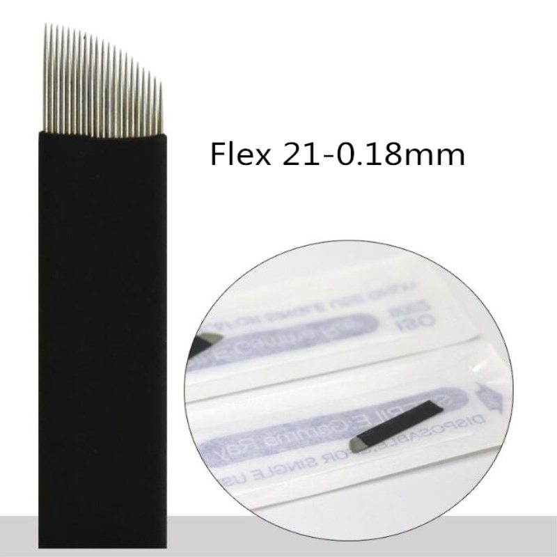 Permanent Makeup Eyebrow Tattoo Microblading Needles 9/12/14/16/18/21 ...