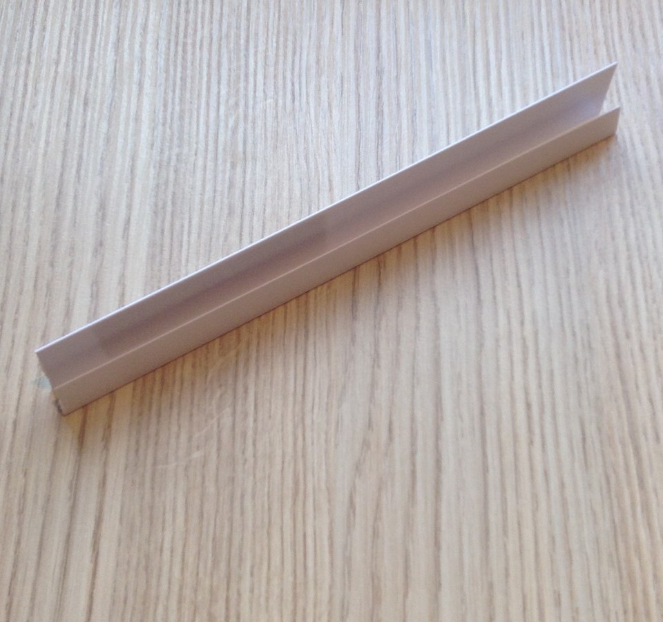 White 5mm Trims For Shower Wall Panels Bathroom Cladding PVC Shower ...