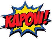 Hero Action Word KAPOW Vinyl Sticker Decal Cars Trucks Vans Walls ...