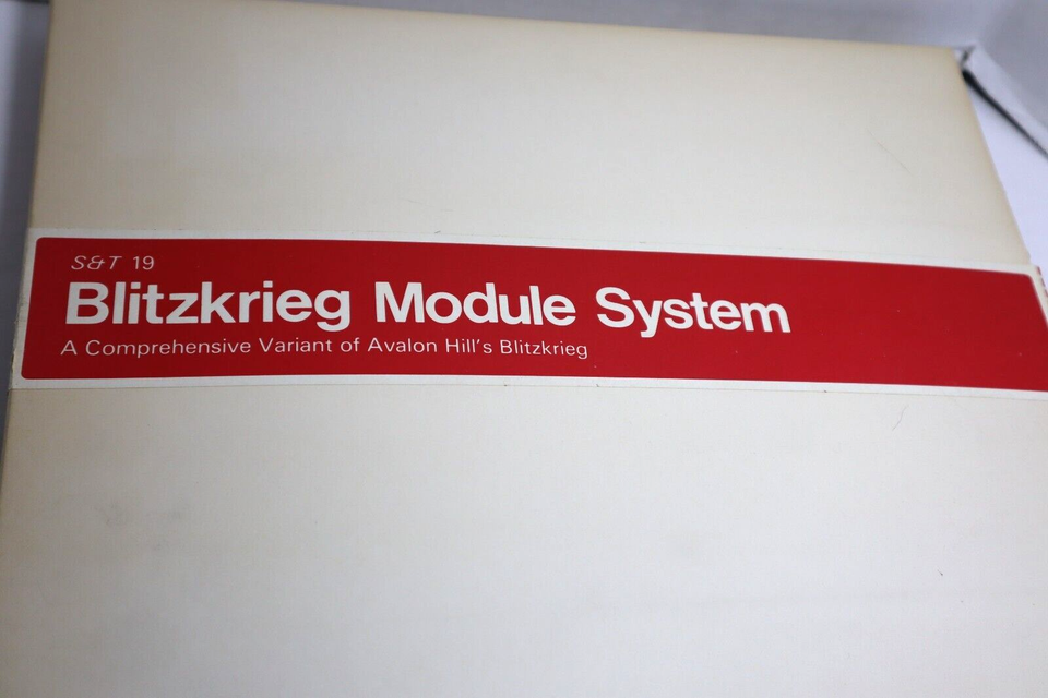 VTG SPI 1972 S&T 19 Blitzkrieg Module System Flat White Tray Box ...