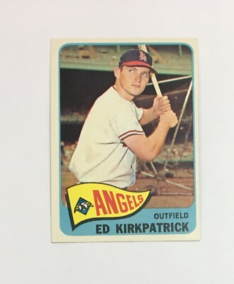 1965 TOPPS #393 ED KIRKPATRICK Angels Near Mint | eBay