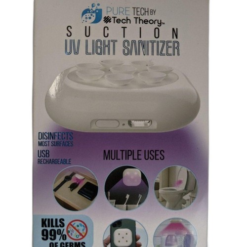 Pure Tech Suction Cups UV Light Sanitizer USB Kills Germs Post Pandemic ...