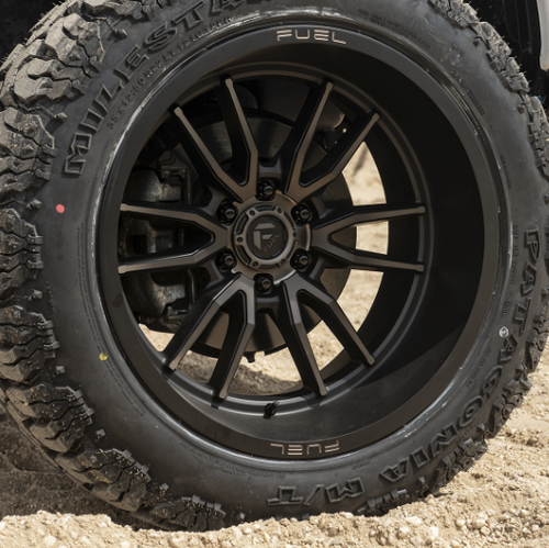 4 New 20" Fuel D762 Clash Matte Black Dark Tint 20x10 8x180 Wheels Rims ...