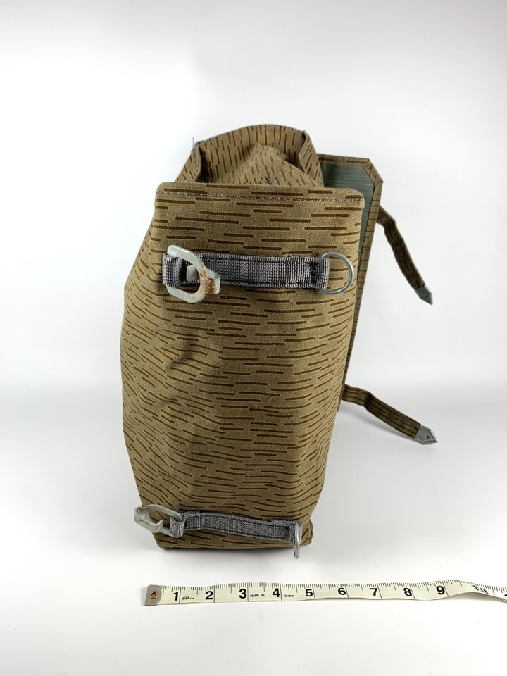 VTG Army Surplus German Military Rucksack Rain Camo Strichtarn Combat ...