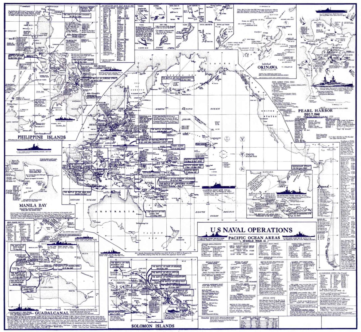 World War 2 Battle Of Midway Map